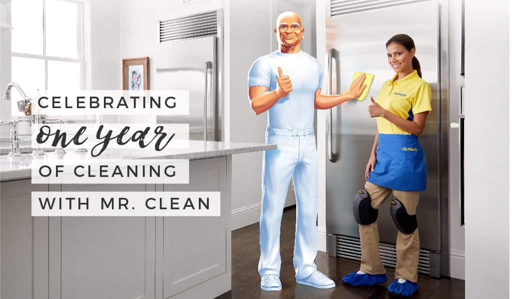 Celebrating 1 Year of Cleaning with Mr. Clean - The Maids